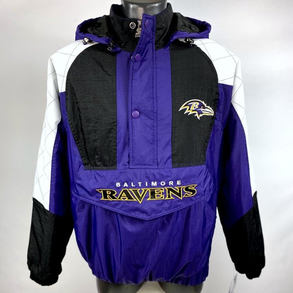 STARTER | Jackets & Coats | Baltimore Ravens 222 Starter Half Zip ...